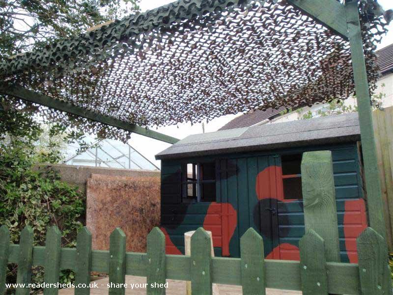 Dylan's Army Base Shed, Unexpected/Unique, owned by Sheddie Rob | # ...