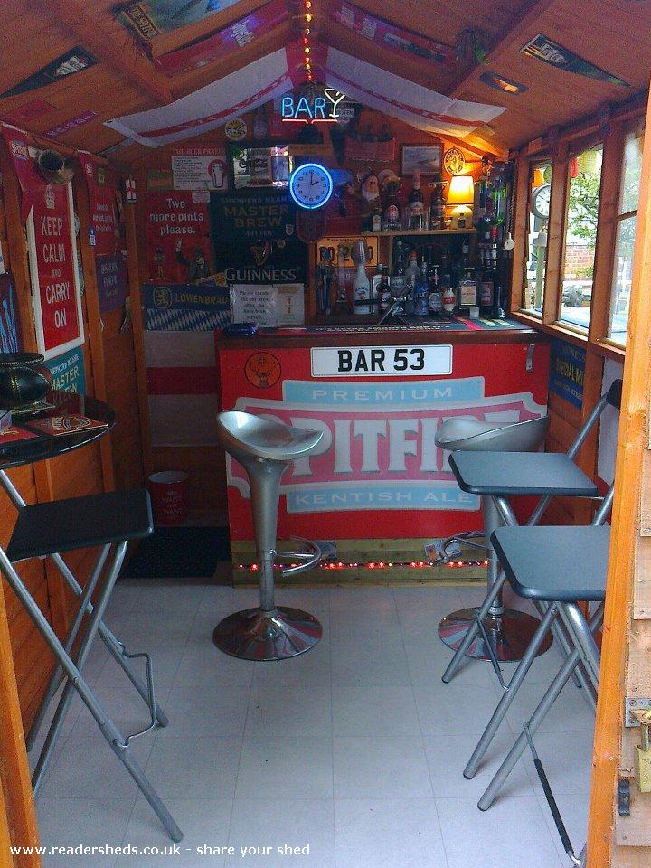 Bar 53,the Spitfire Lounge, Pub/Entertainment, #pubshed owned by John ...
