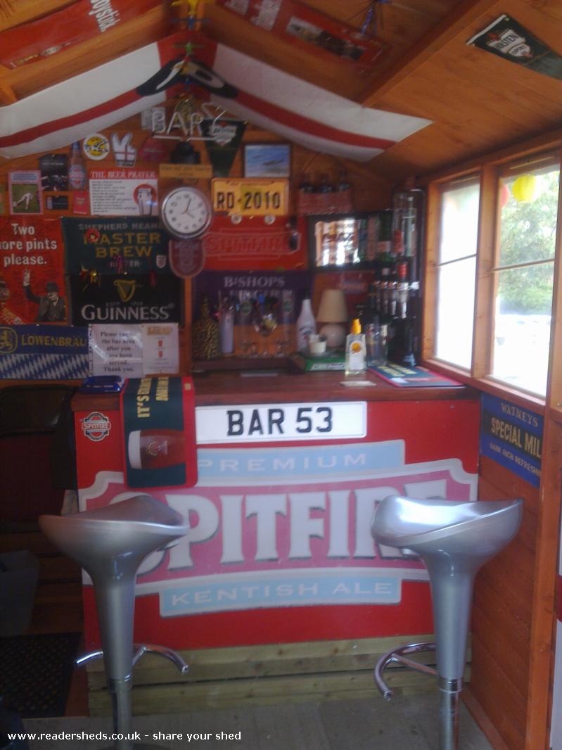 Bar 53,the Spitfire Lounge, Pub/Entertainment, #pubshed owned by John ...