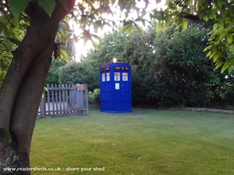 Mini Doctor's Tardis - Garden, Little Bentley, Unexpected/Unique, Essex ...