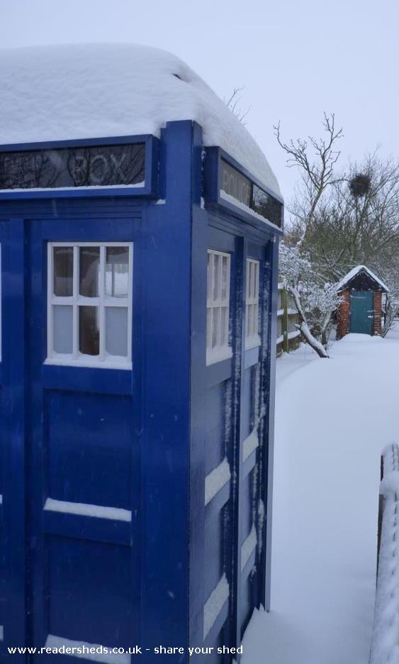 Mini Doctor's Tardis - Garden, Little Bentley, Unexpected/Unique, Essex ...