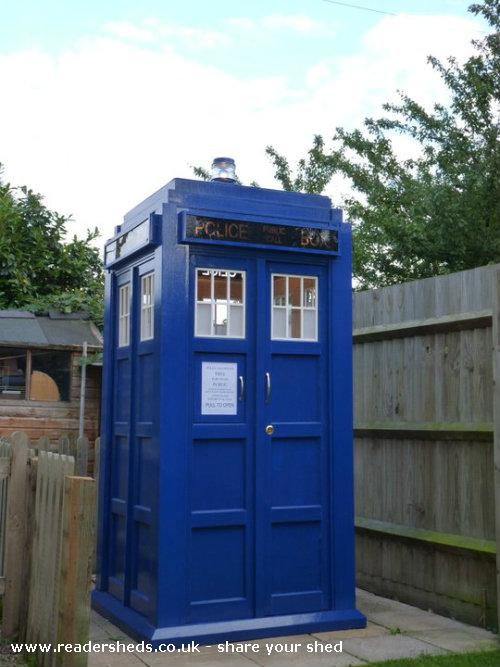 Mini Doctor's Tardis - Garden, Little Bentley, Unexpected/Unique, Essex ...