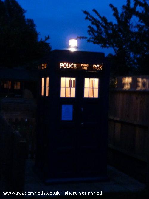 Mini Doctor's Tardis - Garden, Little Bentley, Unexpected/Unique, Essex ...