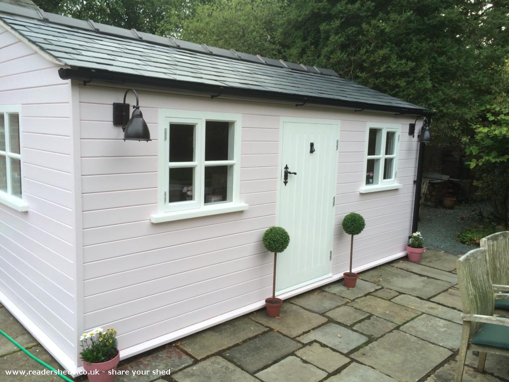 Pink Craft Shed, Cabin/Summerhouse, Cheshire East owned by Sheddie ...