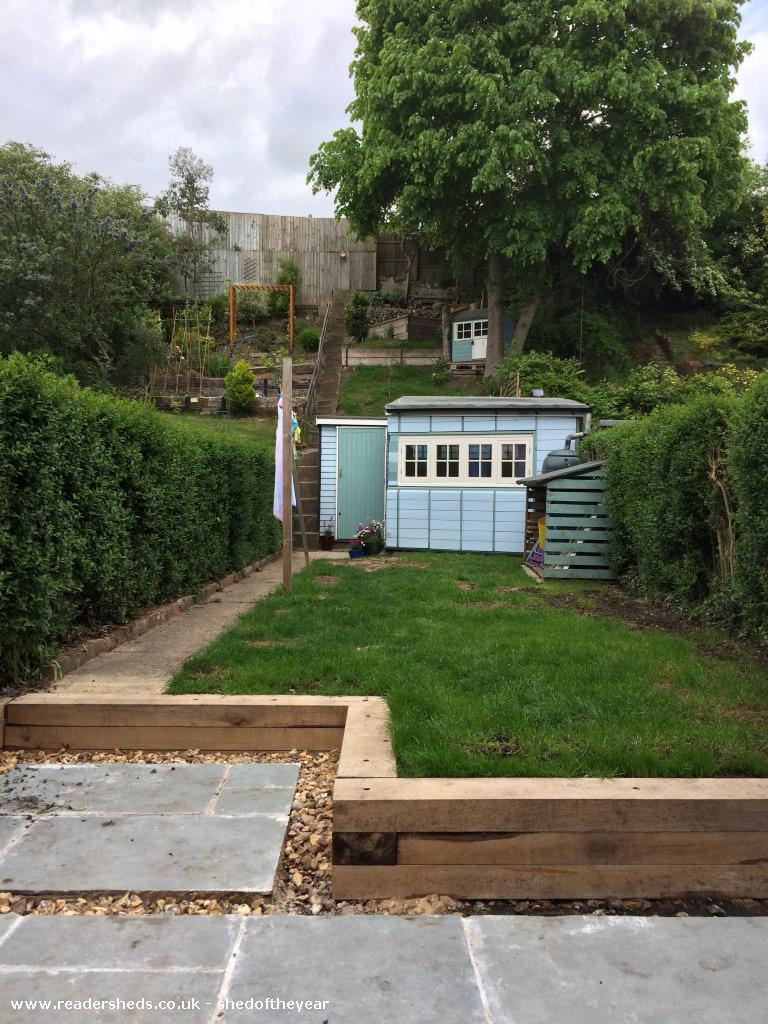 The little blue shed, Workshop/Studio, Wiltshire owned by Sheddie Tim ...
