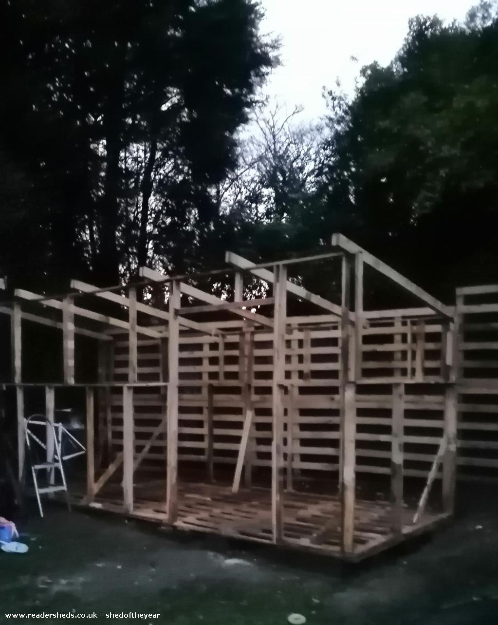 The pallet place, Budget, Derbyshire owned by Sheddie Rich | #shedoftheyear