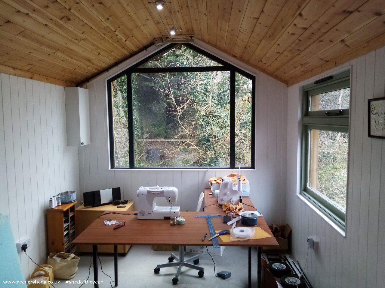 Ruth's Sewing Shed, Workshop/Studio, Cornwall owned by Sheddie Nick van ...